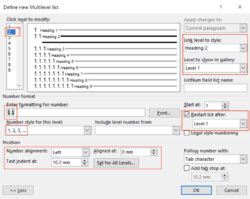 Adding Multilevel Numbers To Headings In Word Wi Fi Vitae