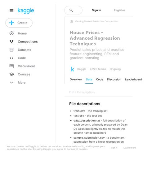 Predicting House Prices Kaggle Pdf