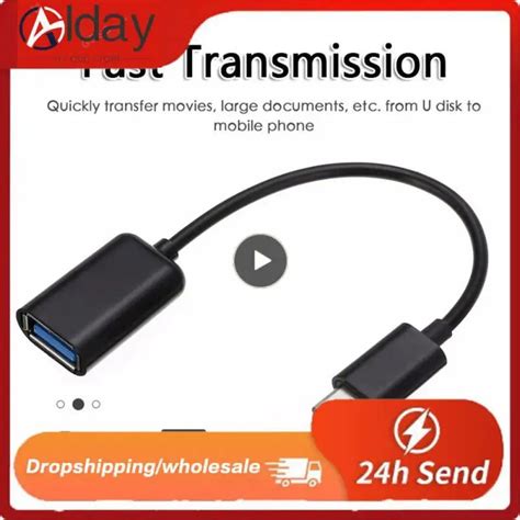 Кабель переходник Otg типа C Usb 3 1 типа C папа к Usb 3 0 мама O купить с доставкой по