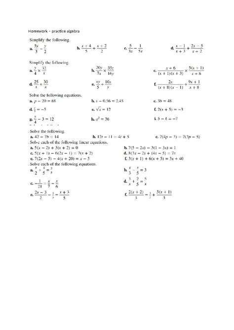 Hw2 Summary Linear Algebra Math1002 Homework Practice Algebra