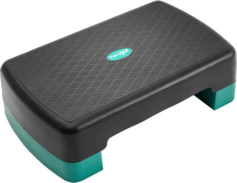 Yes4all Aerobic Exercise Step Platform 189 Inch With Risers