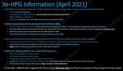 Purported Intel Xe Hpg Graphics Card Pictured And Detailed Graphics News Hexus Net