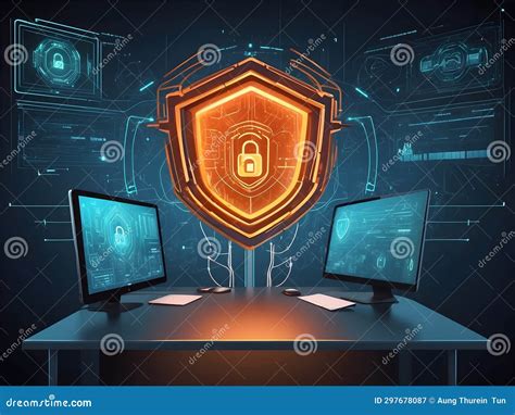 Protecting The Privacy In The Digital World Stock Image Image Of