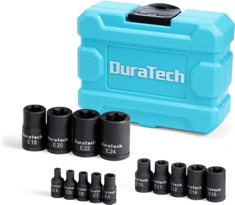 Female E Torx Socket Set 3 8 1 2 1 4 Drive E4 E24 External Torque Star Socket Kit 14pcs