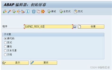 【sap Abap】dynpro屏幕开发abap Dynpro Csdn博客