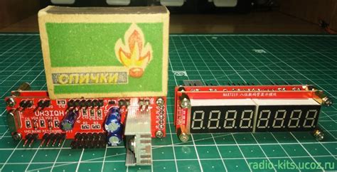 РАДИО для ВСЕХ Ur3iqh МАЛОГАБАРИТНЫЙ КВ синтезатор частот Super Vfo Led со светодиодным 0 36