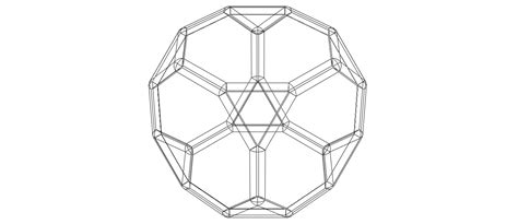 stl file wireframe shape truncated cube 🎨・3d printing template to