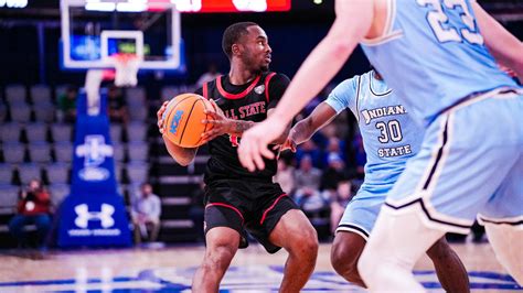 Mens Basketball Falls In Saturday Contest At Indiana State Ball