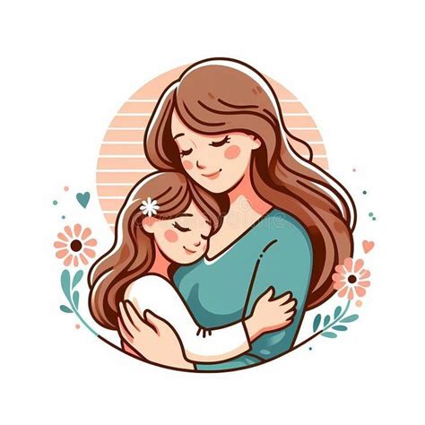 Mom Daughter Cartoon Images