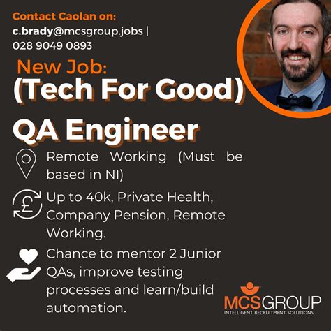 caolan brady on linkedin qa qajobs softwaretesting softwaretestingjobs hiring