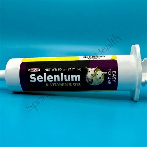 Selenium And Vitamin E Gel 80ml Springwater Avian Health