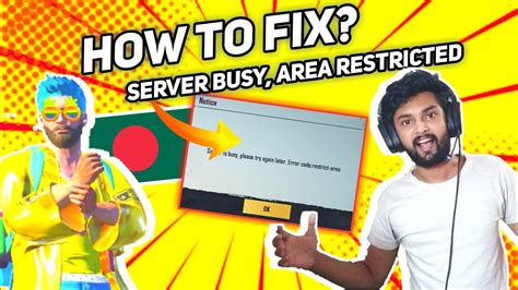 How To Fix Server Busy Error Code Restricted Area Pubg Mobile Login