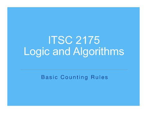 Itsc 2175 Final Exam Review Counting Methods And Card Combinations