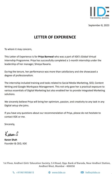 Priya Barnwal On Linkedin Digitalamarketing Intership2023 Iide
