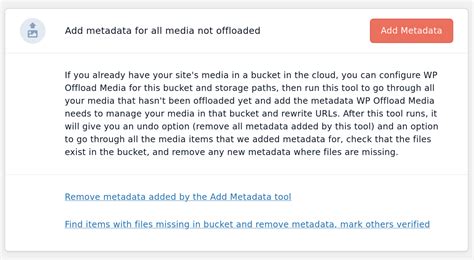 Add Metadata Tool For When Your Media Is Already In A Bucket