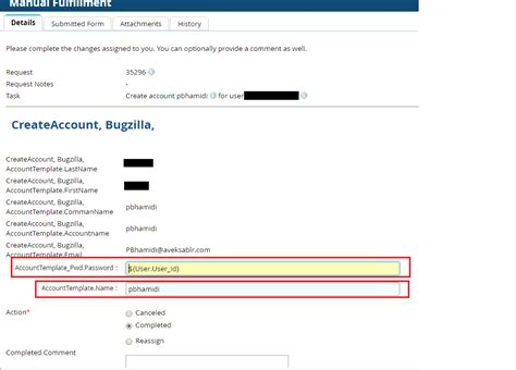 Rsa Identity Governance And Lifecycle Accounttemplate Data Is Editable For Manual Fulfiller