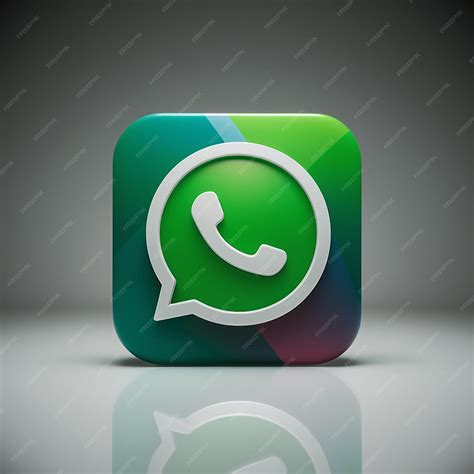 Modern Whatsapp Logo Ai Generated  Image Premium Ai Generated Image