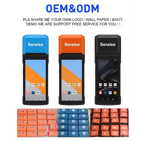 Android POS Core Handheld Mobile POS Machine Terminal With Printer Senraise