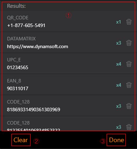 Customizations Dynamsoft Barcode Scanner V1106000 Javascript Edition