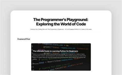 Blog Templates