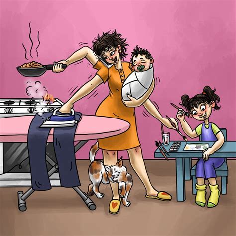 Illustrations Showing That Moms Definitely Use Magic Bright Side