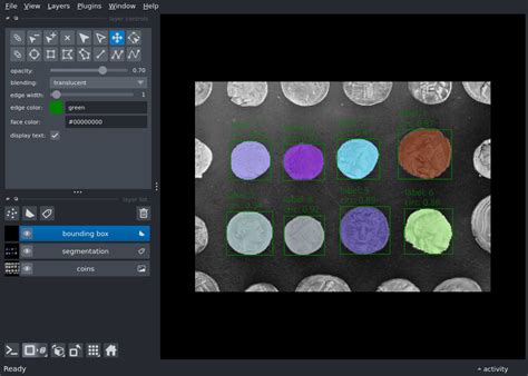Annotate Segmentation With Text — Napari