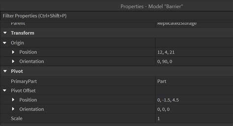 Pivot Offset On Models Scripting Support Developer Forum Roblox