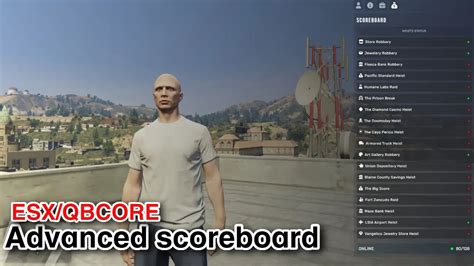 Advanced Scoreboard [esx Qb] Fivem Store