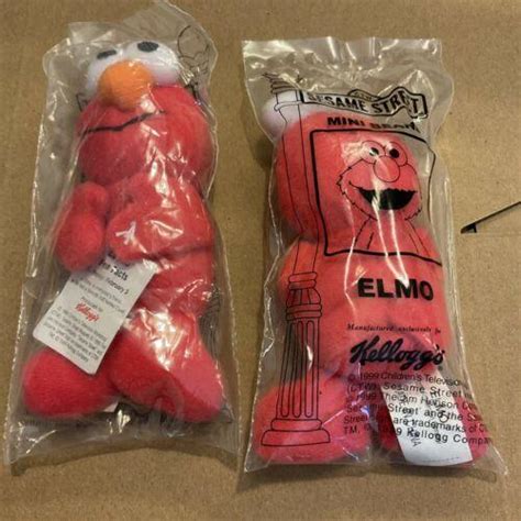 Kelloggs 1999 Sesame Street Mini Beans Elmo Unopened 3995177713