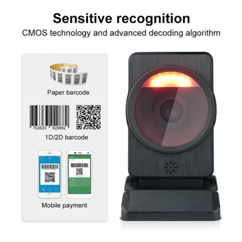 Omnidirectional 2d Desktop Barcode Scanner Omni Directional 2d 1d Barcode Scanner Hands Free