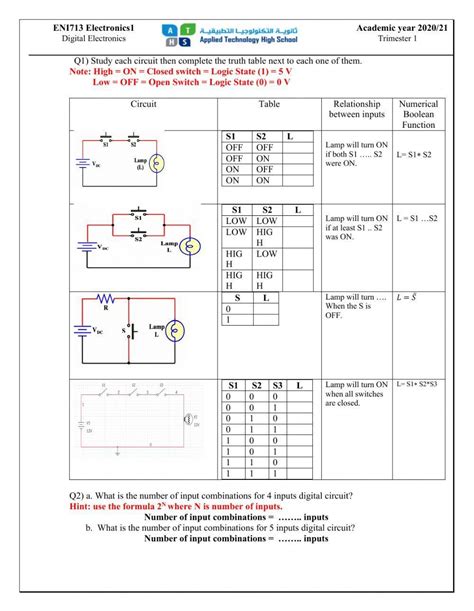Logic Gates Worksheet Igcse At Andre Mccann Blog