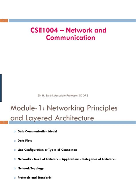 Module 1 Networking Fundamentals Pdf Computer Network Osi Model