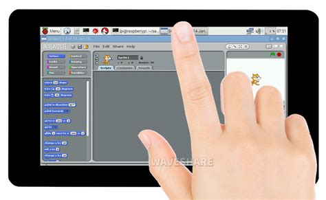 7inch Dsi Lcd C 7inch Capacitive Touch Ips Display For Raspberry Pi