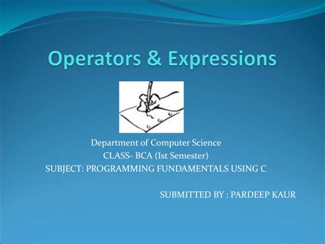 chapter 3 operators and expressions