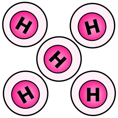 pink hydrogen atom 15699042 png