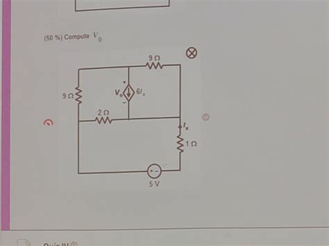 Solved 50 Compute V0