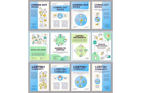 Lgbt Community Brochure Template Set Graphic By Bsd Studio · Creative