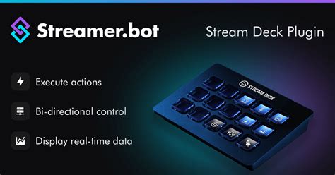 Streamerbot For Elgato Stream Deck · Streamerbot For Elgato Stream Deck Streamerbot For Elgato Stream Deck · Streamerbot For Elgato Stream Deck