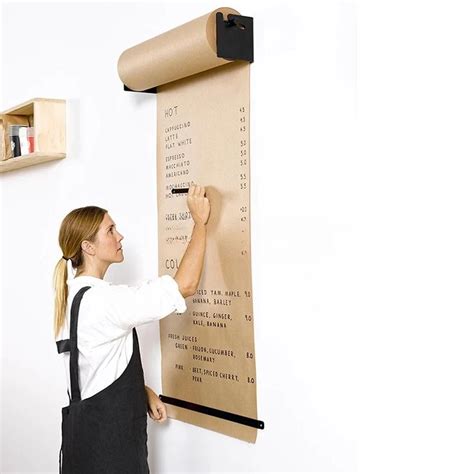 벽걸이 핸드 페인팅 메시지 크래프트 종이 드로잉 보드 로프트 커피숍 메뉴 어린이 드로잉 종이 랙 모던 디자인 In 2025 George And Willy