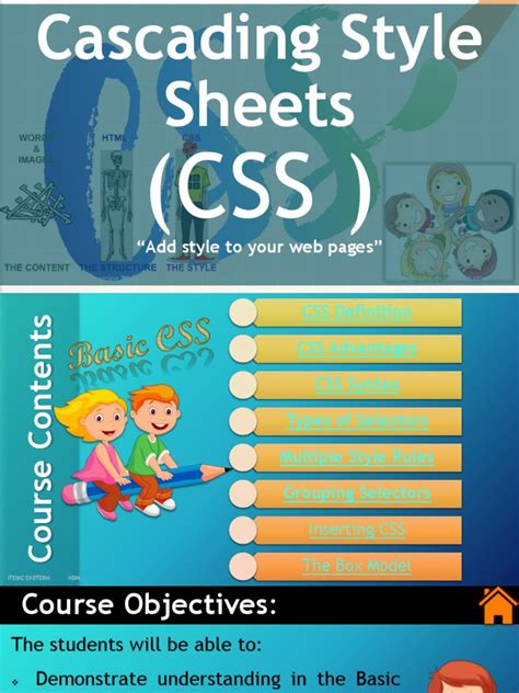 add style to your web pages pdf html html element