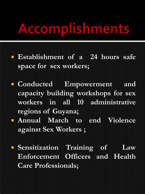 PPT The Guyana Sex Work Coalition PowerPoint Presentation Free Download ID