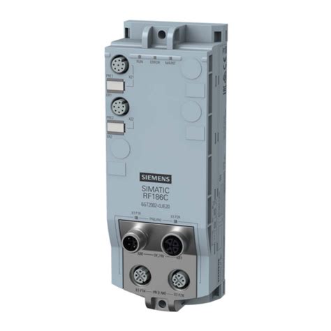 Siemens Simatic Rf185c Operating Instructions Manual Pdf Download