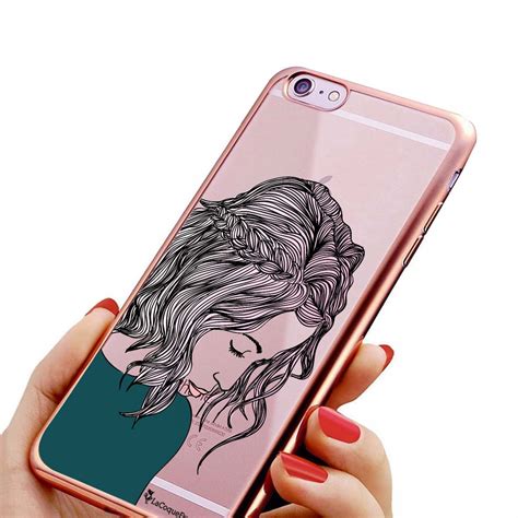 Sur Coque Pour Iphone Plus S Plus Bumper Rose Gold Lolita Ecriture Tendance Et Design