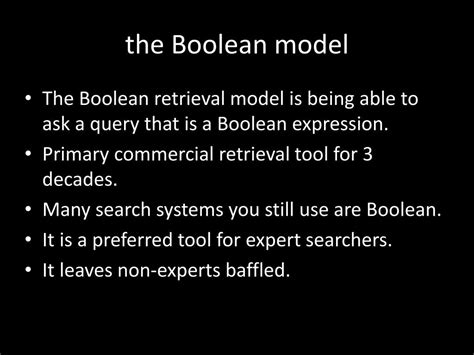 Ppt Lis6 18 Lecture 2 The Boolean Model Powerpoint Presentation Free