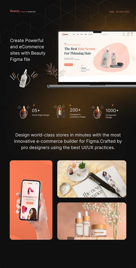 Cosmetic Figma Uiux Theme Behance