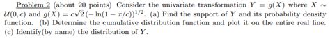 Solved Problem 2 About 20 Points Consider The Univariate