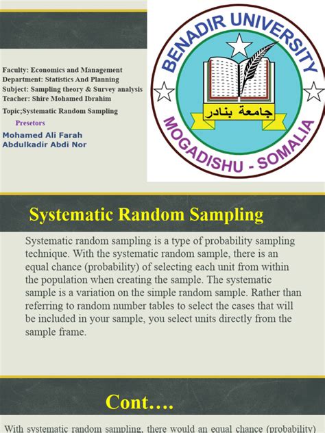 Sampling Presentation Pdf Sampling Statistics Sample Size Determination