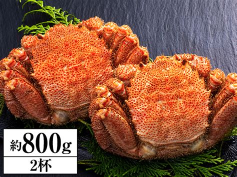 北海道浜茹で毛がに姿 約800g（2杯）