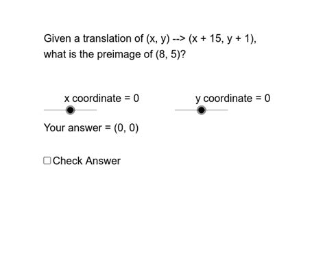 Translation Notation Geometry Translation Notation Geometry