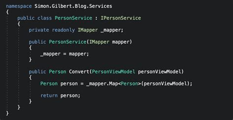 Using Automapper With Aspnet Core Mvc 30 Simon Gilbert Blog